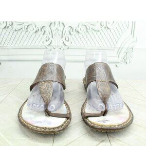 Born | Shoes | Born Maja Brown Leather Slip On Steel Shank Casual Flat ...